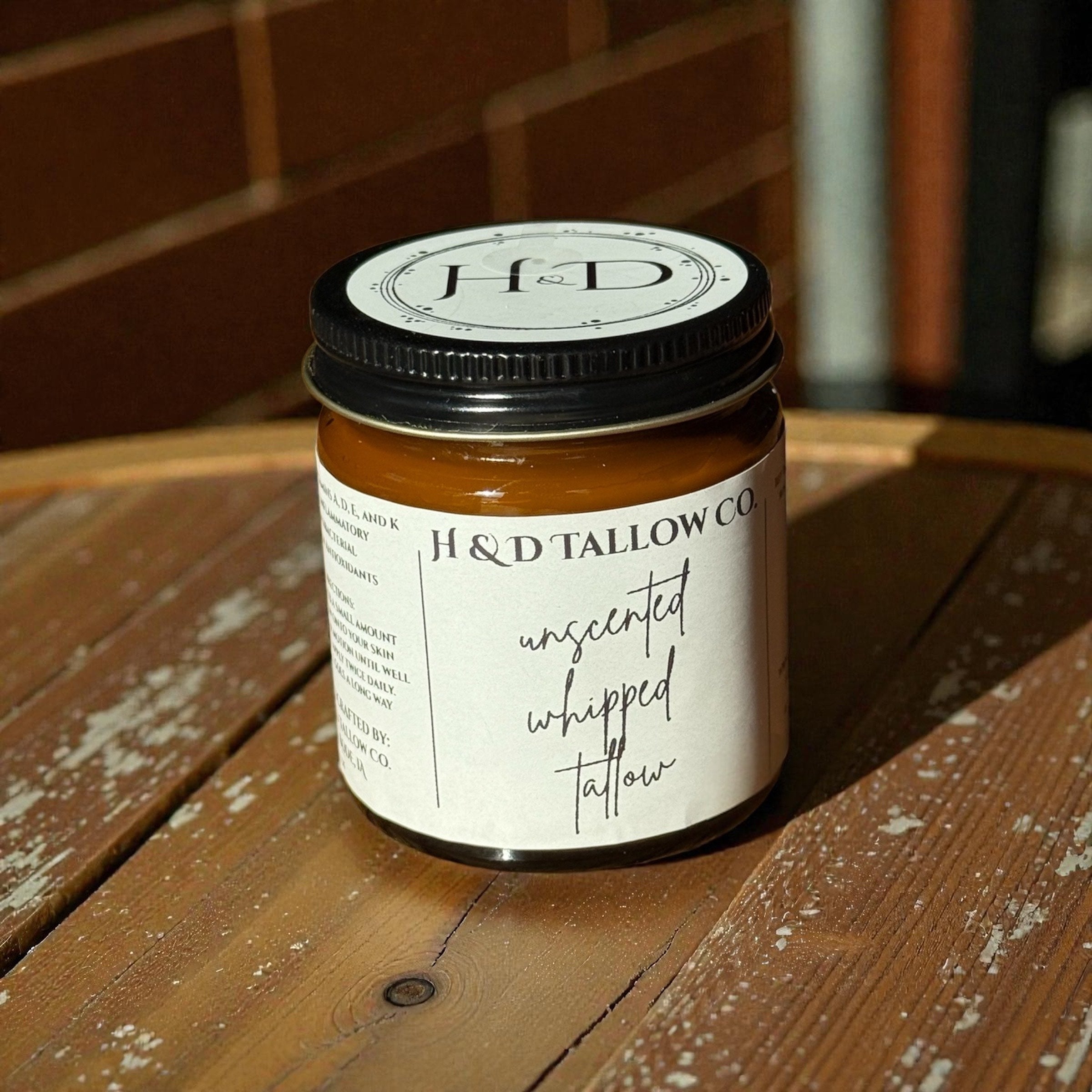 Unscented Whipped Beef Tallow – H & D Tallow Co.